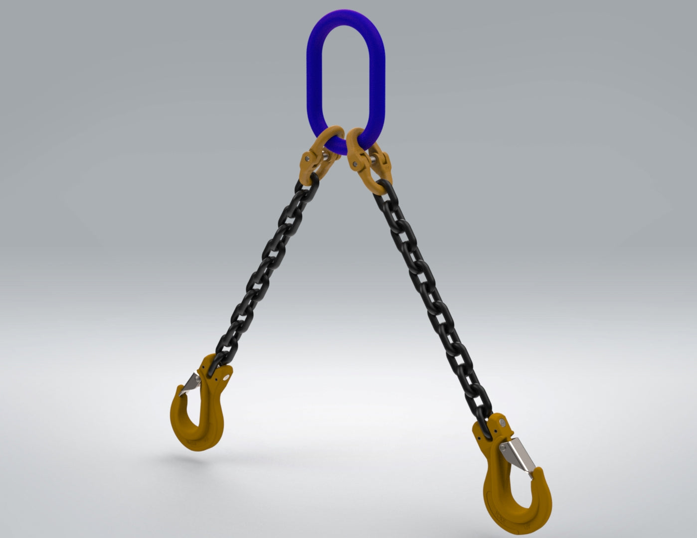 Grade 80 Chain Sling - 2 Leg - 3/8 inch | Heavy-Duty Lifting | Saicad